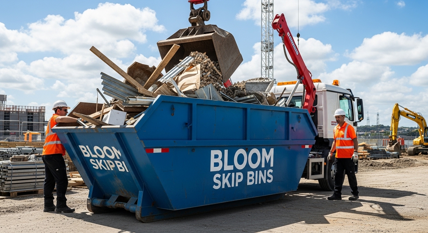 Construction Waste - Bloom Skip Bins