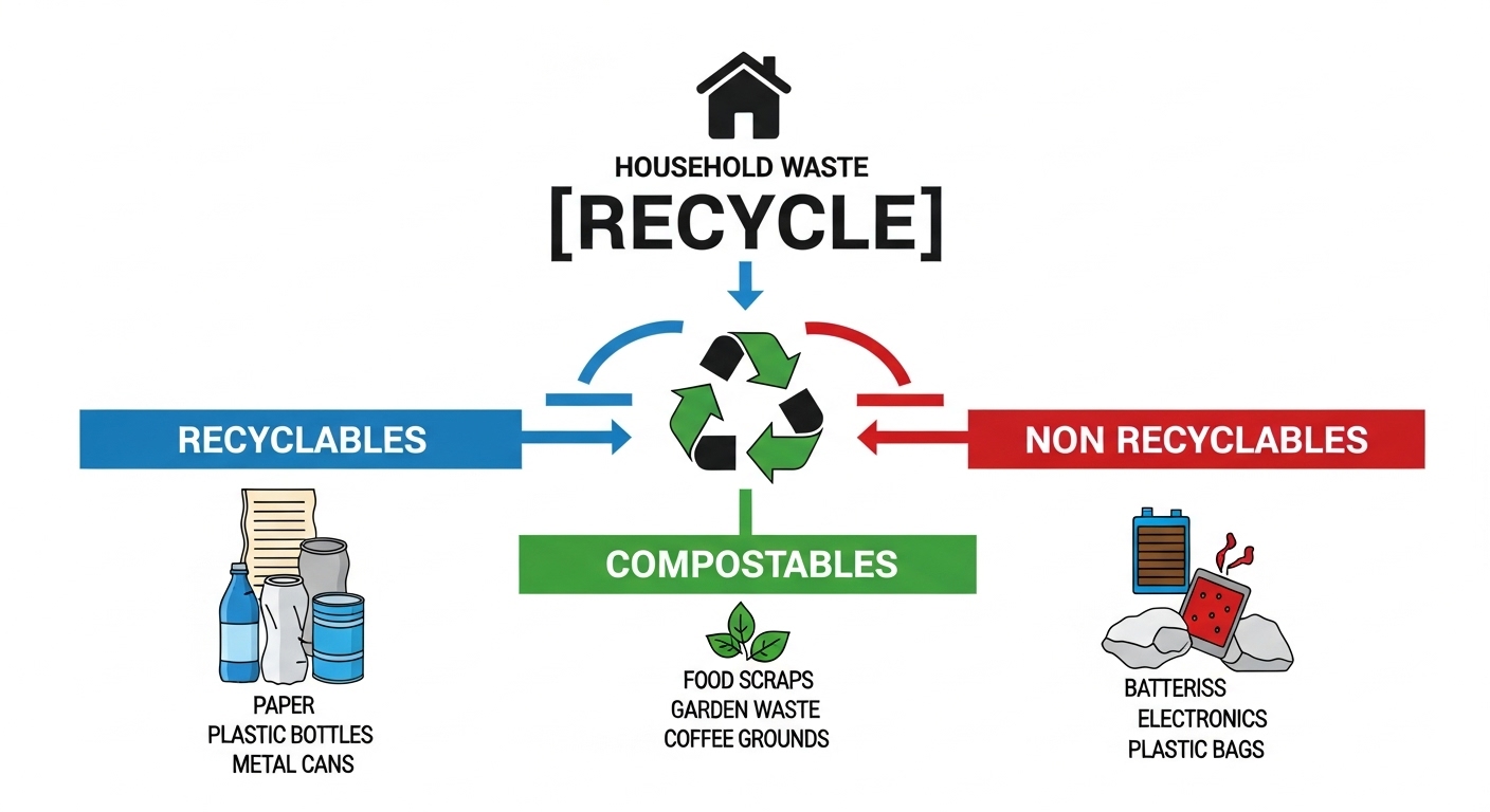 Recycling & Waste Separation Tips for Your Home | Bloom Skip Bins